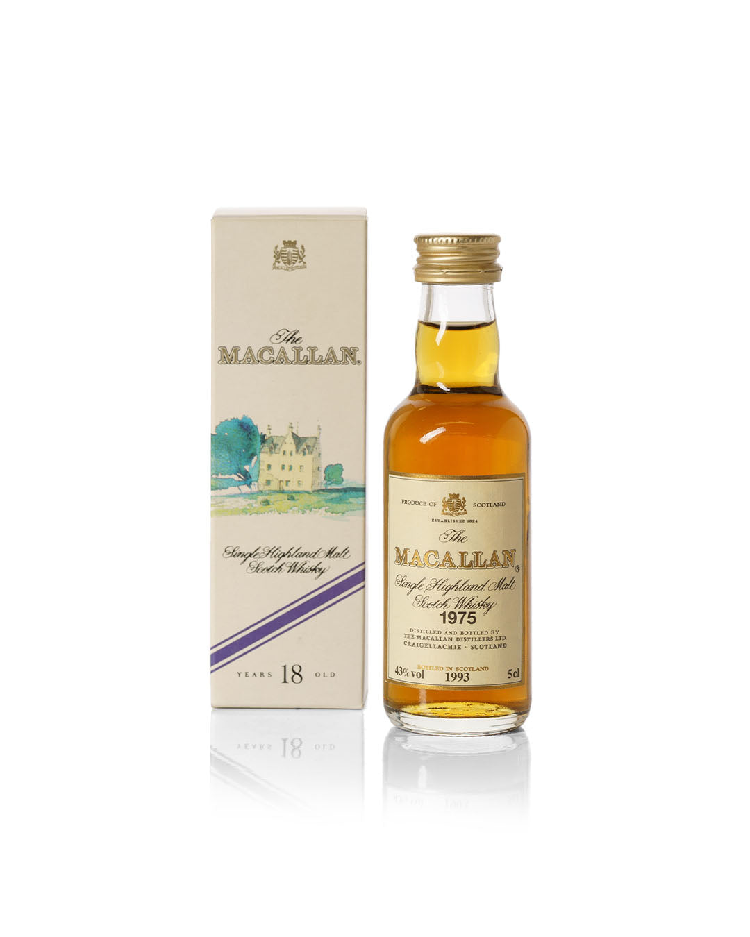Macallan 1975 18 Year Old 50ml Miniature With Original Box – Mark Littler