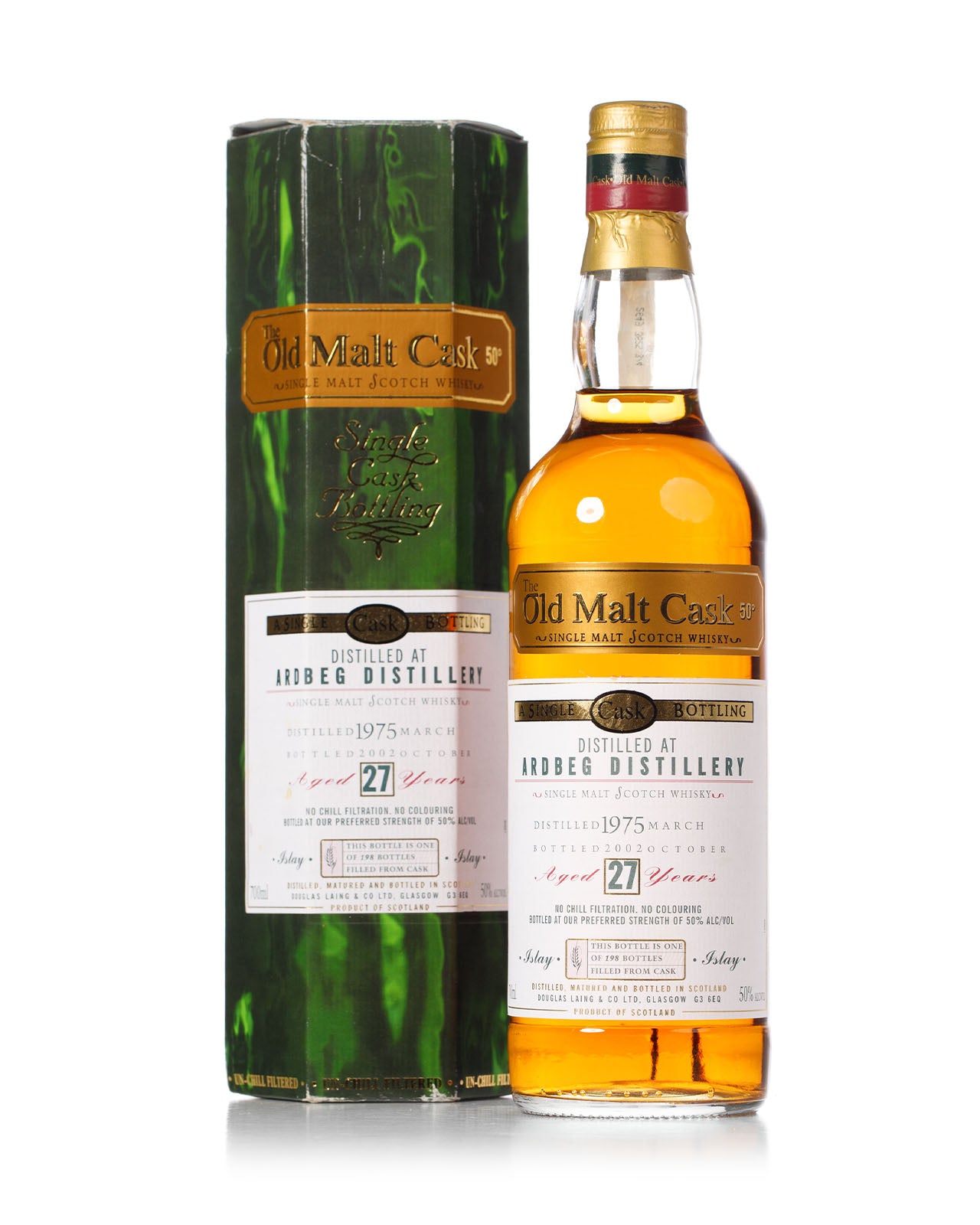 Ardbeg 1975 27 Year Old Old Malt Cask Douglas Laing Bottled 2002 With ...
