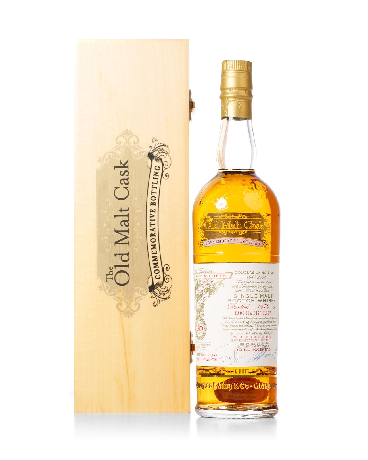 Caol Ila 1979 30 Year Old Old Malt Cask 60th Douglas Laing Bottled 200 ...