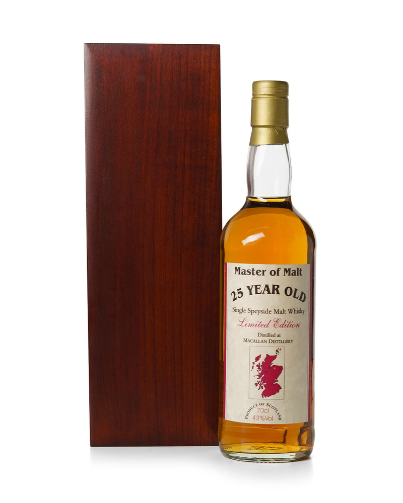 Macallan 25 Year Old Master of Malt With Original Wooden Box – Mark Littler