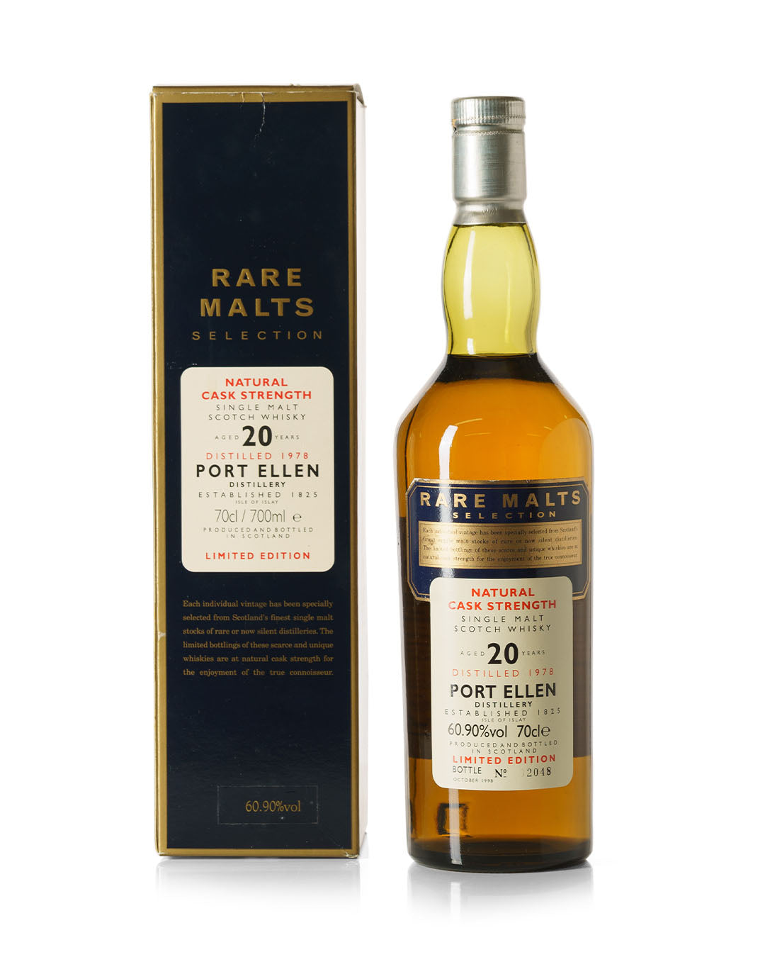 Port Ellen 1978 20 Year Old Rare Malts Selection Bottled 1998 With Ori ...